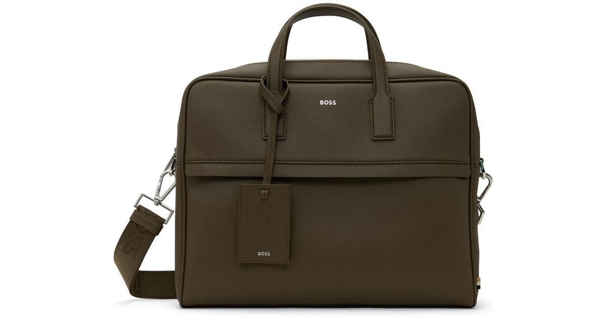BOSS Structured Briefcase for Men | Lyst