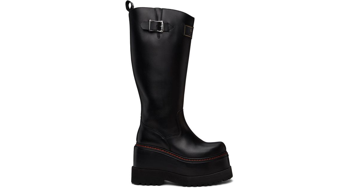 R13 Engineer Boots in Black | Lyst
