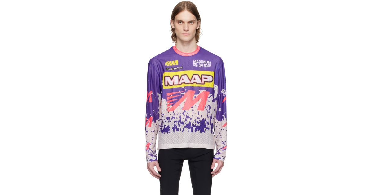 MAAP Bleach Design Werks Edition Ls Mesh T-Shirt in Black for Men | Lyst