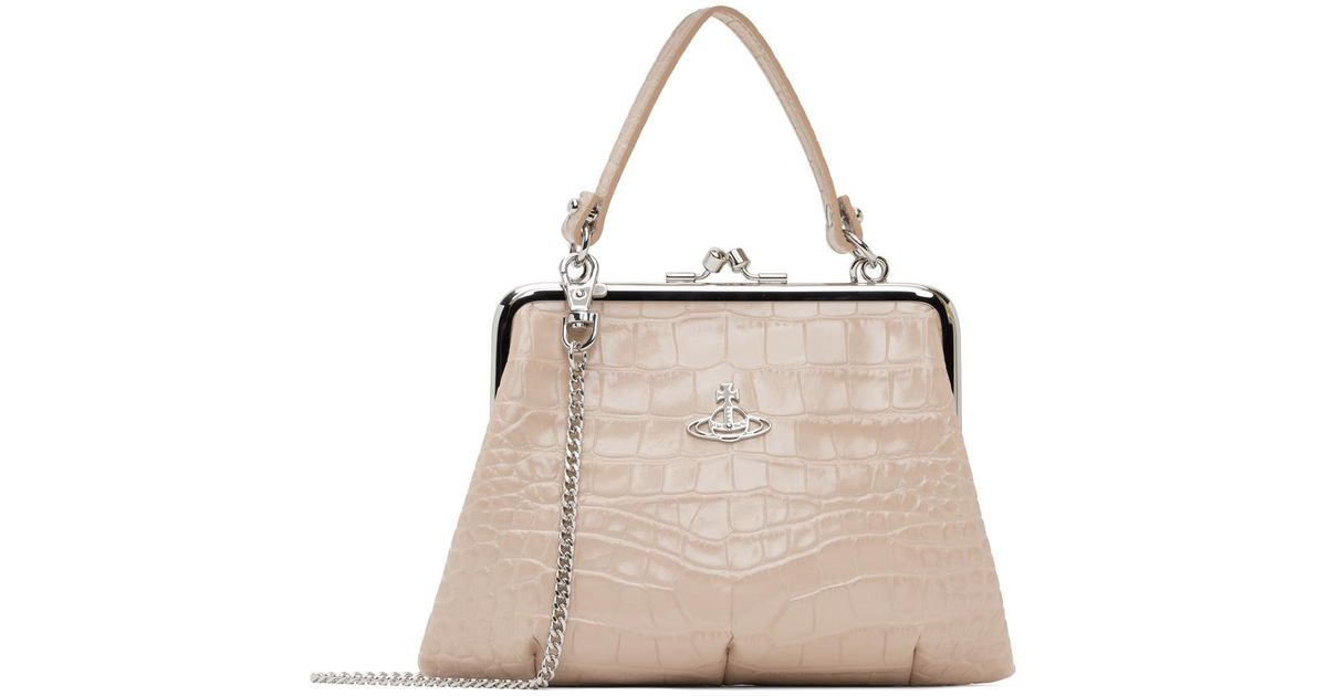 Vivienne Westwood Granny Frame Bag in Natural | Lyst