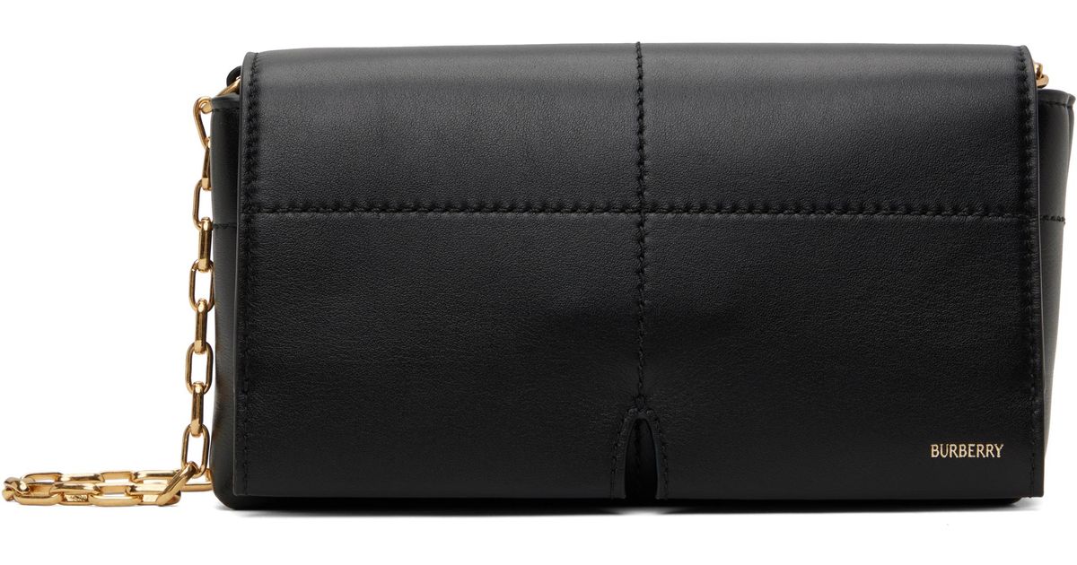 Burberry Mini Snip Chain Bag in Black | Lyst UK