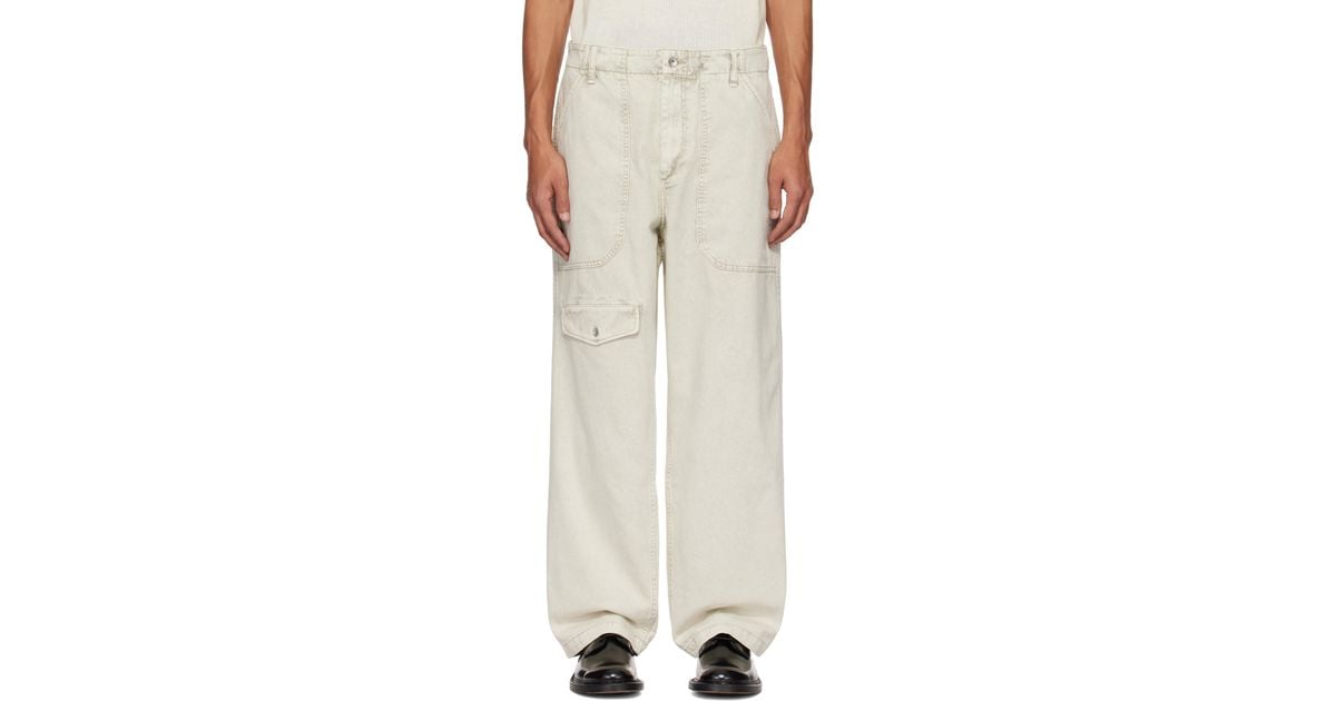 Rag & Bone Samson Cargo Pants in Natural for Men | Lyst UK