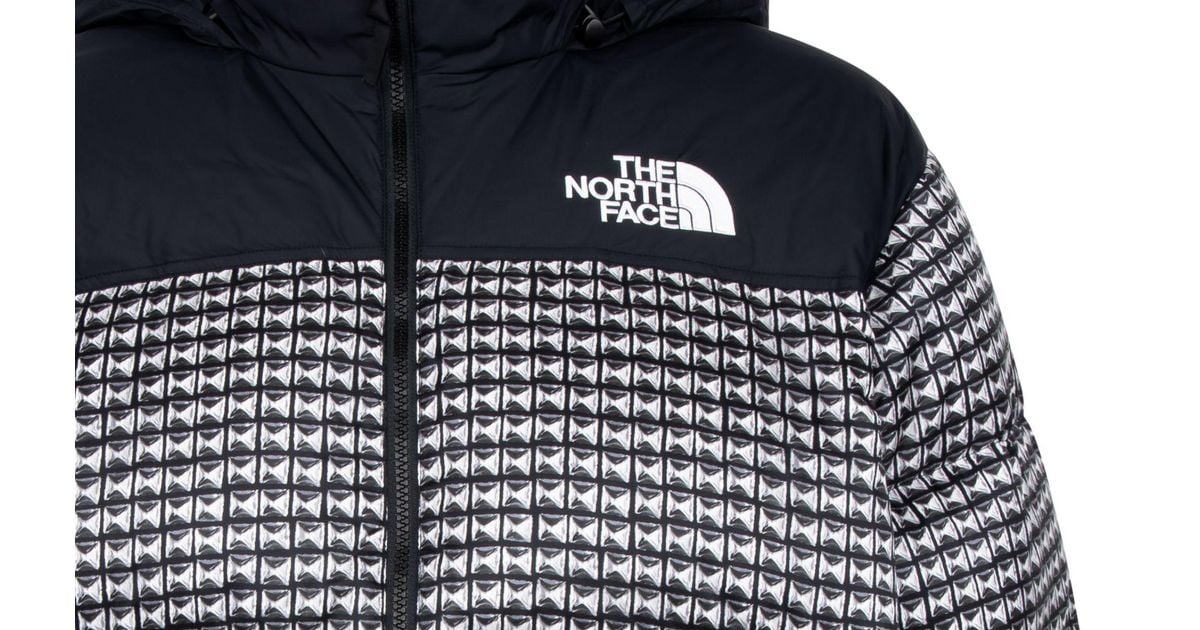 Supreme Tnf Studded Nuptse Jacket "Ss 21" in Black | Lyst UK