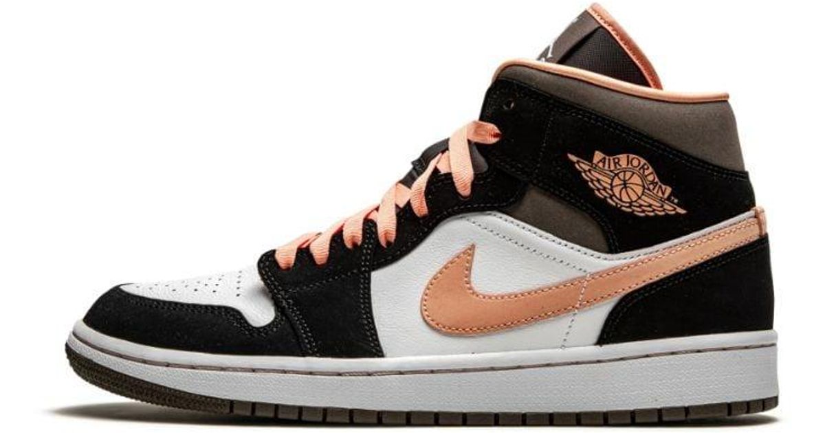 Nike Air 1 Mid Se "Peach Mocha" Shoes in Black | Lyst UK