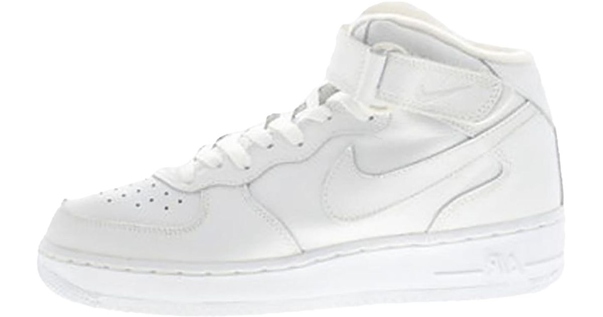 Nike Air Force 1 Mid "Triple" 624039 117" in Black for Men | Lyst UK