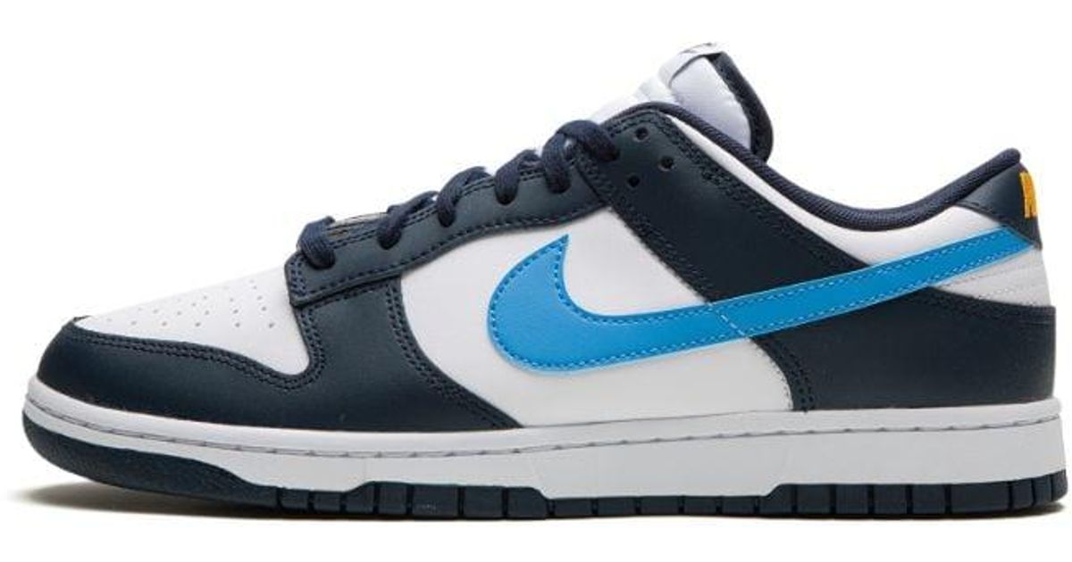 Nike Dunk Low "Midnight University" Shoes in Blue | Lyst UK
