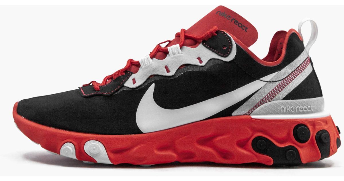 Nike React Element 55 "red Orbit" Shoes in Black for Men | Lyst