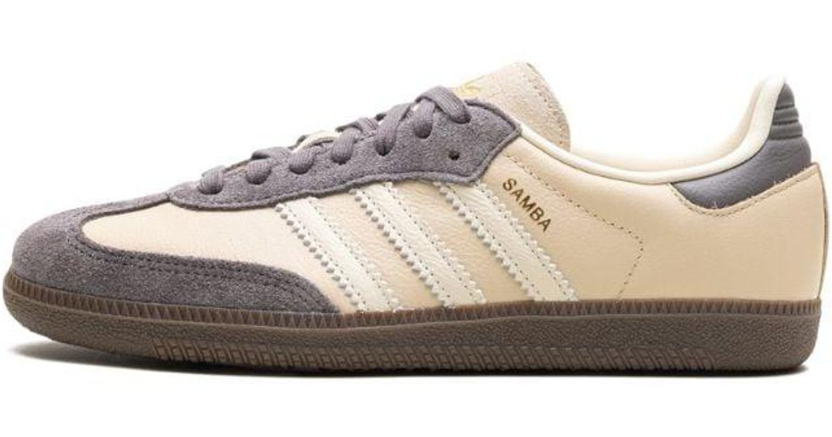 adidas Samba Og "Crystal Sand Charcoal" Shoes in Black | Lyst UK