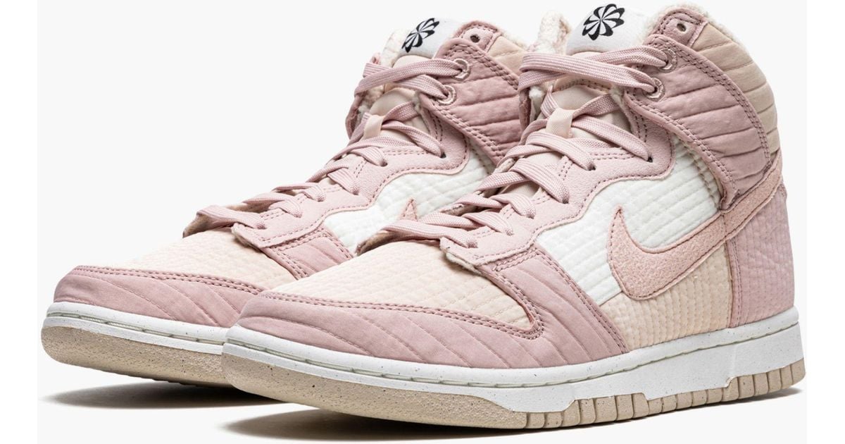 Nike Linen Dunk High Next Nature "toasty in Pink (Black) | Lyst UK
