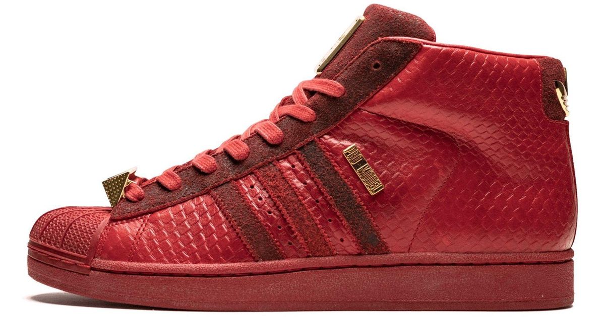 adidas Pro Model in Red for Men | Lyst