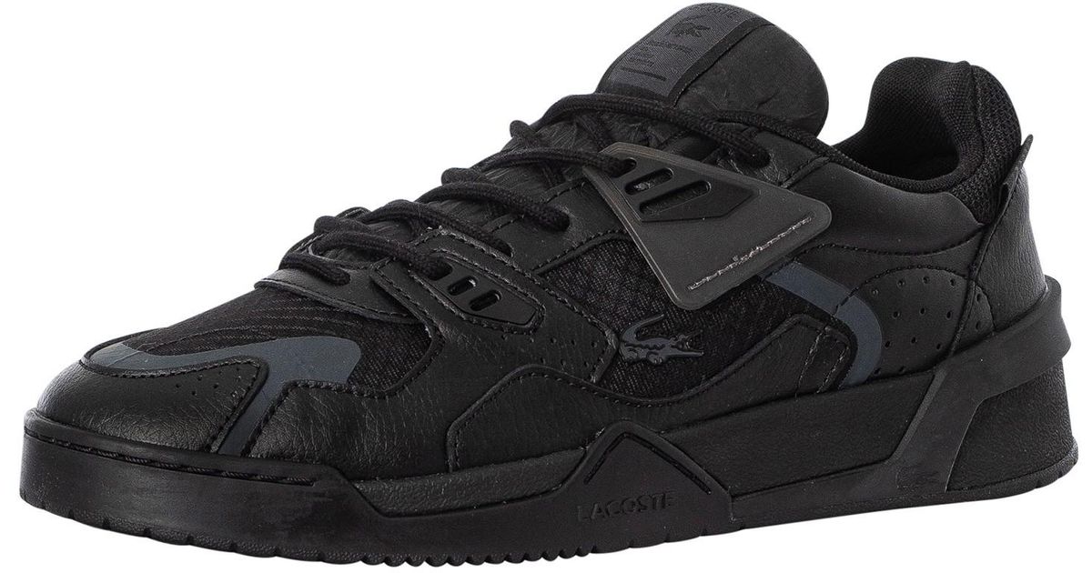 Lacoste Lt 125 223 1 Sma Leather Trainers in Black for Men | Lyst