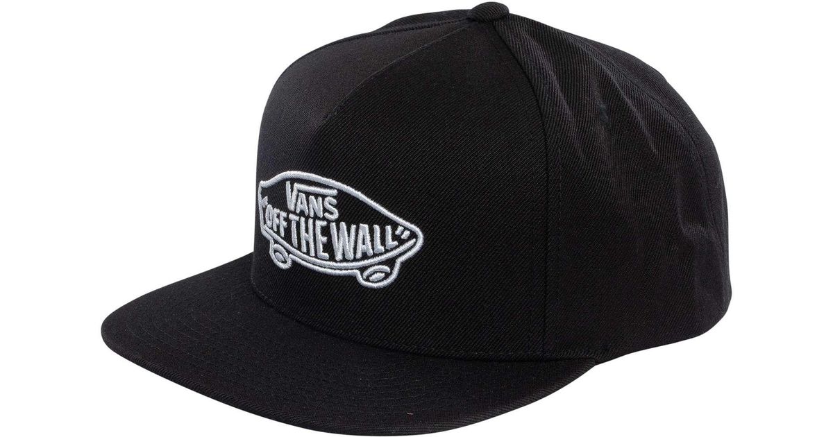 Vans Classic Snapback Cap in Black for Men | Lyst