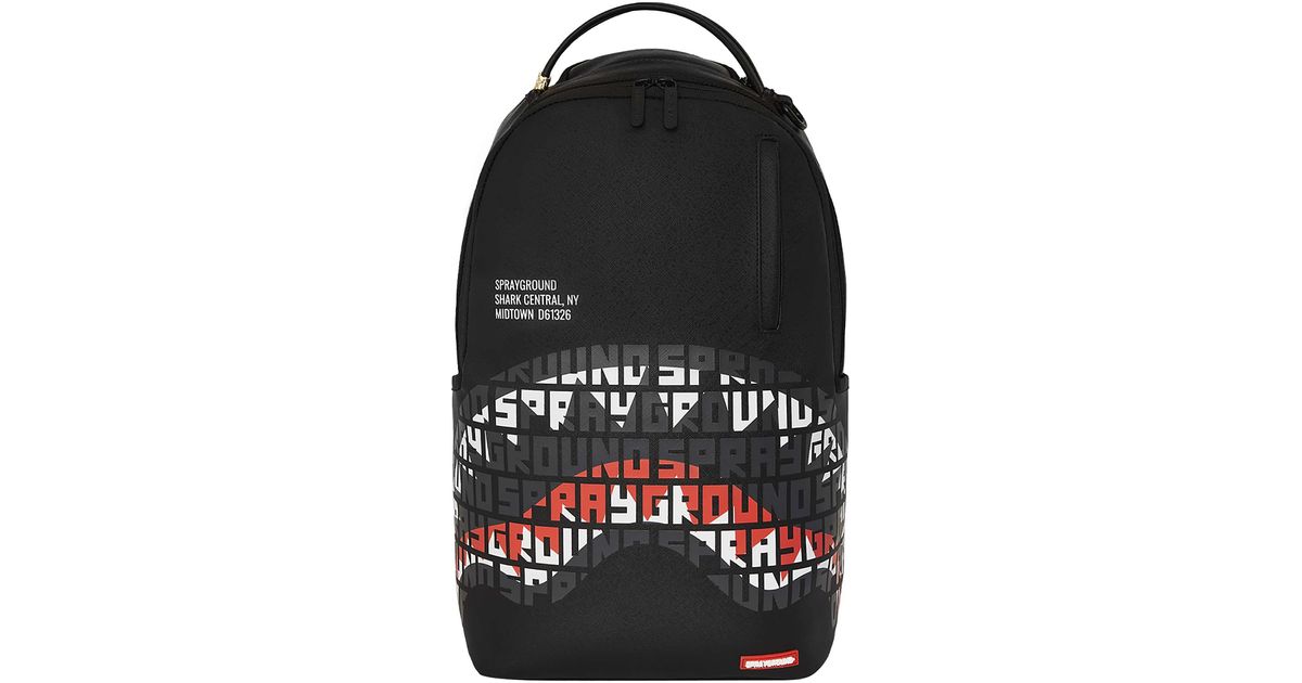 Sprayground 20l Shark Central Infinity Mouth Backpack in Black for Men ...