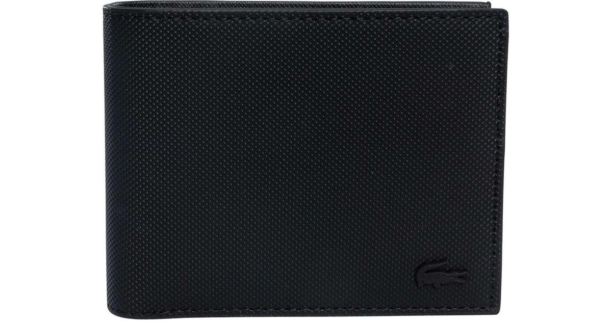 Lacoste Classic Billfold Wallet in Black for Men | Lyst UK