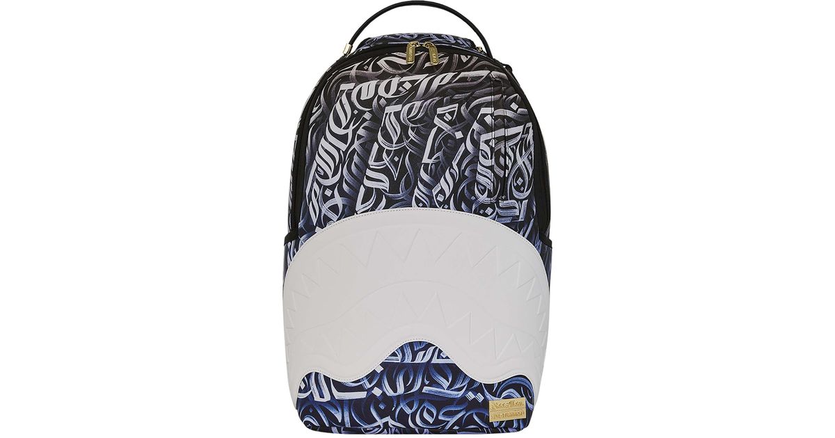 Sprayground 20l Diaa Allam Dlxsv Backpack in Black for Men | Lyst