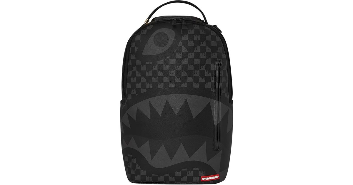 Sprayground 20l Hangover Drip Check Backpack in Black for Men | Lyst Canada