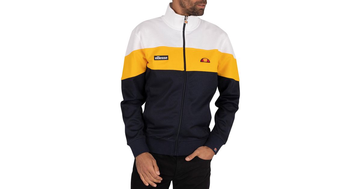 Ellesse Caprini Track Jacket In Navy Blue For Men Lyst