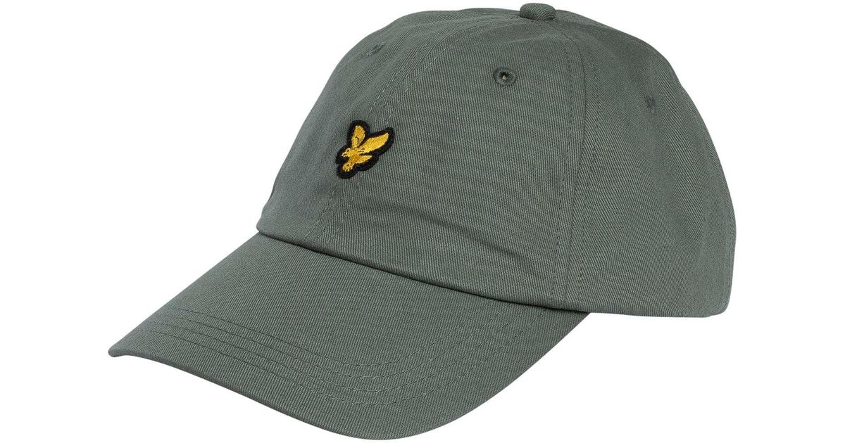 Lyle & Scott Logo Baseball Cap in Green for Men | Lyst UK