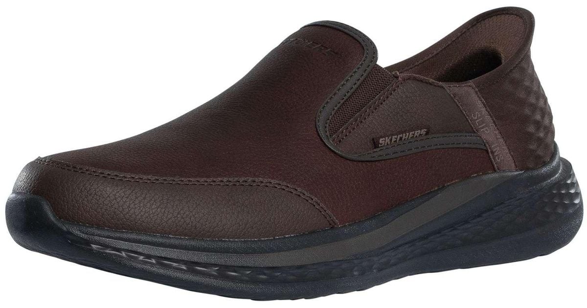 Skechers Slip-ins Relaxed Fit Slade Cooper Trainers in Brown for Men ...