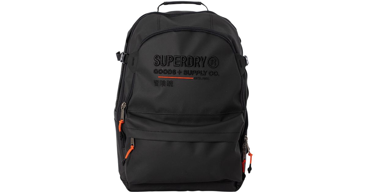Superdry Tarp Utility Backpack in Black for Men | Lyst UK