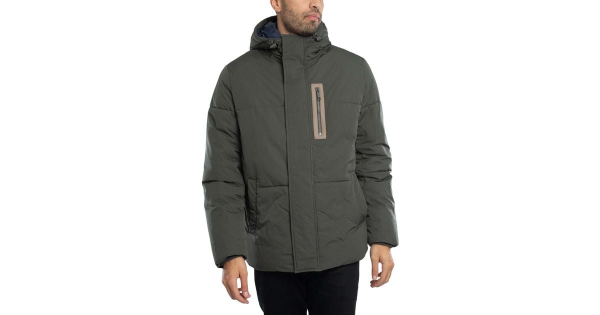 Ted Baker Kinmont Puffer Jacket in Gray for Men | Lyst