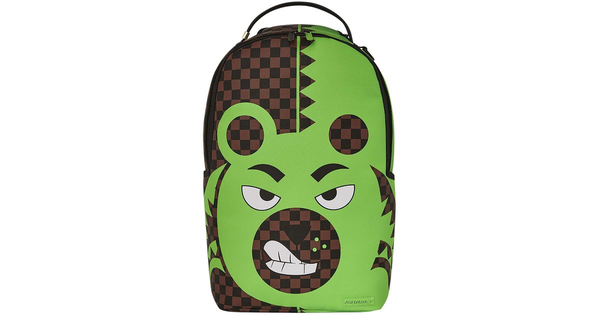 Sprayground 20l Money Bear Backpack in Green for Men | Lyst