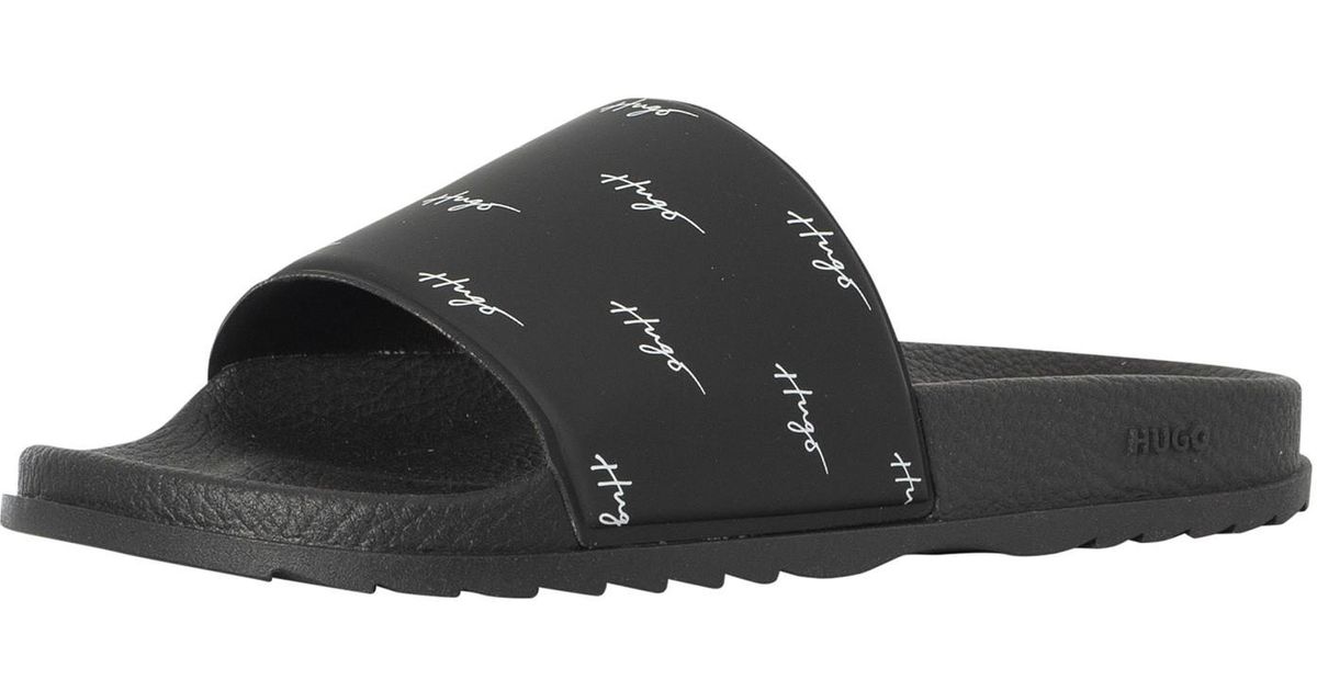 HUGO Match It Sliders in Black for Men | Lyst Canada