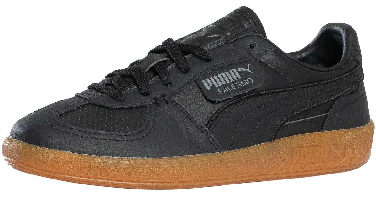 PUMA Palermo Leather Trainers in Blue for Men | Lyst UK