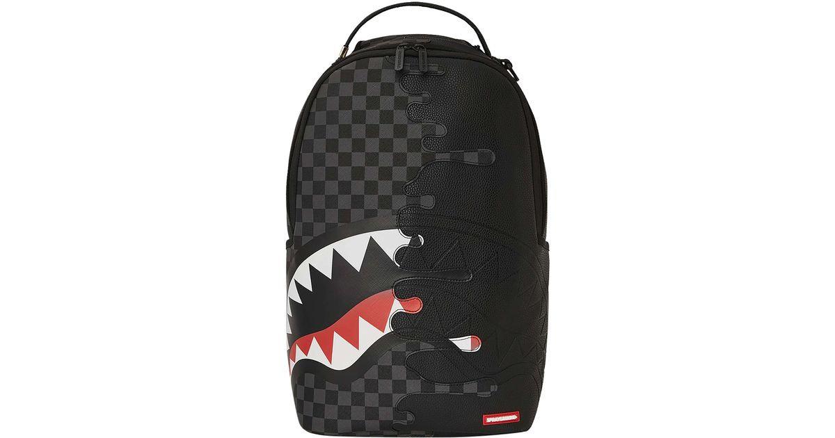 Sprayground 20l Unfinished Shark Backpack in Black for Men | Lyst