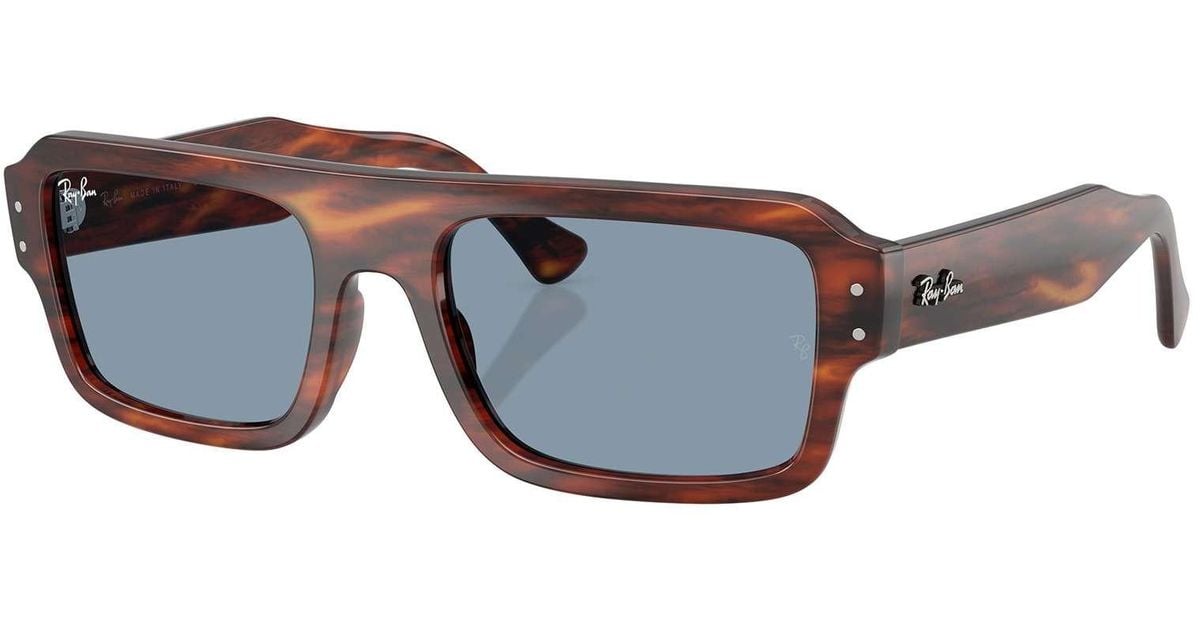 Ray-Ban Rb4454 Lukas Bio Based Sunglasses in Blue for Men | Lyst