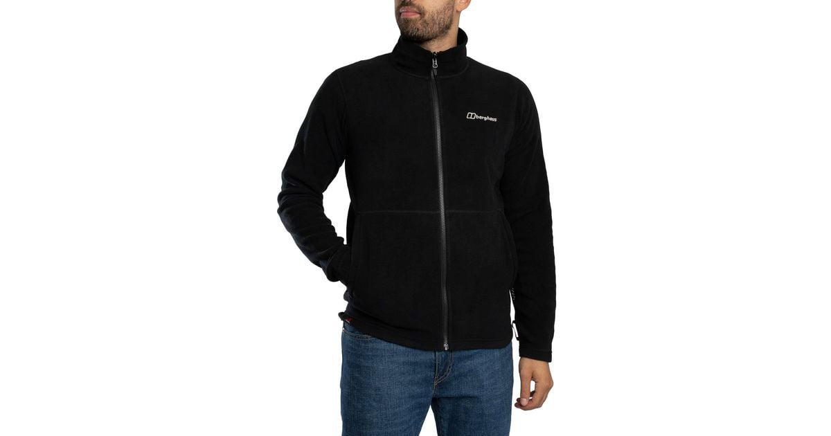 Berghaus Prism Micro Interactive Polartec Fleece Jacket in Black for ...