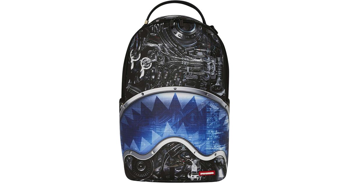 Sprayground 20l Full Mechanical Shark Backpack in Blue for Men | Lyst