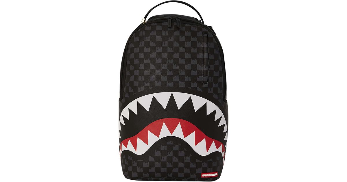 Sprayground Atomic Vapor Shark Backpack in Black for Men | Lyst