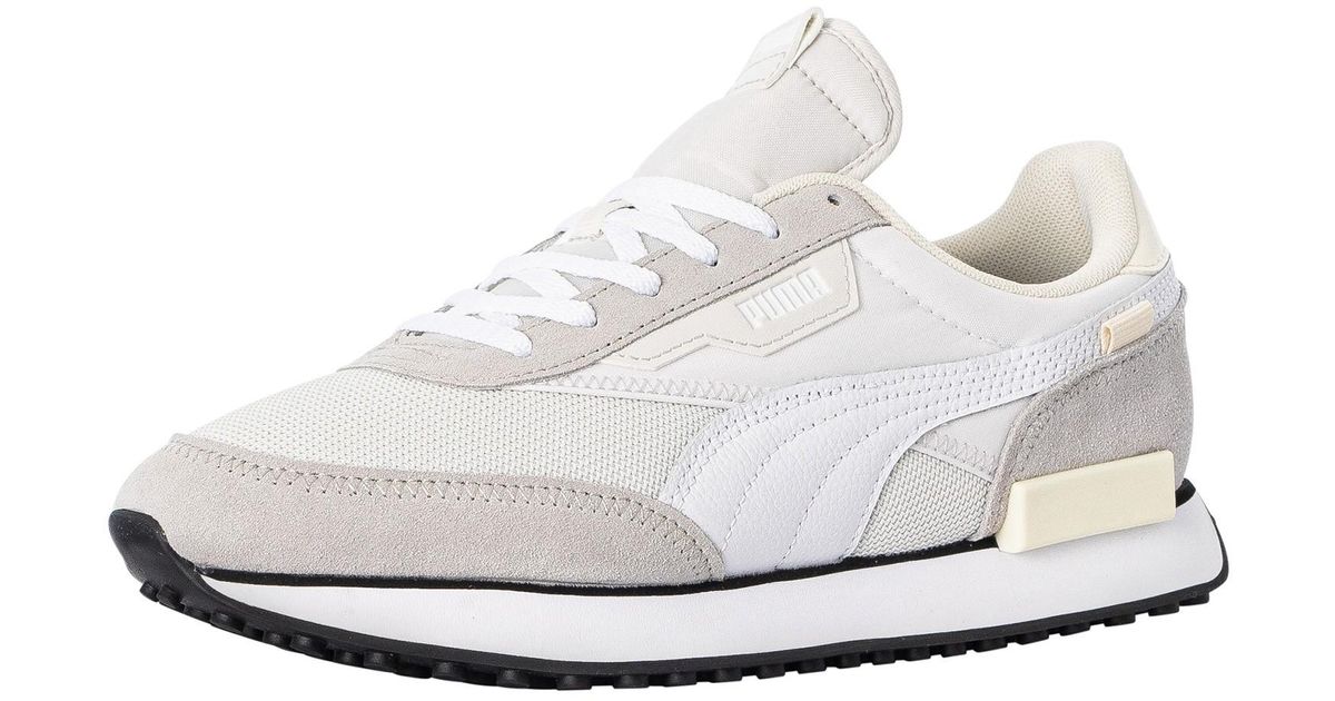 PUMA Future Rider Mix Elevate Trainers in White for Men | Lyst