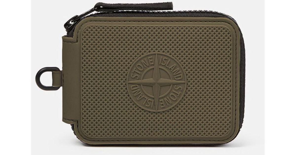 Stone Island 9500003 Rubberised Silicone in Green for Men | Lyst
