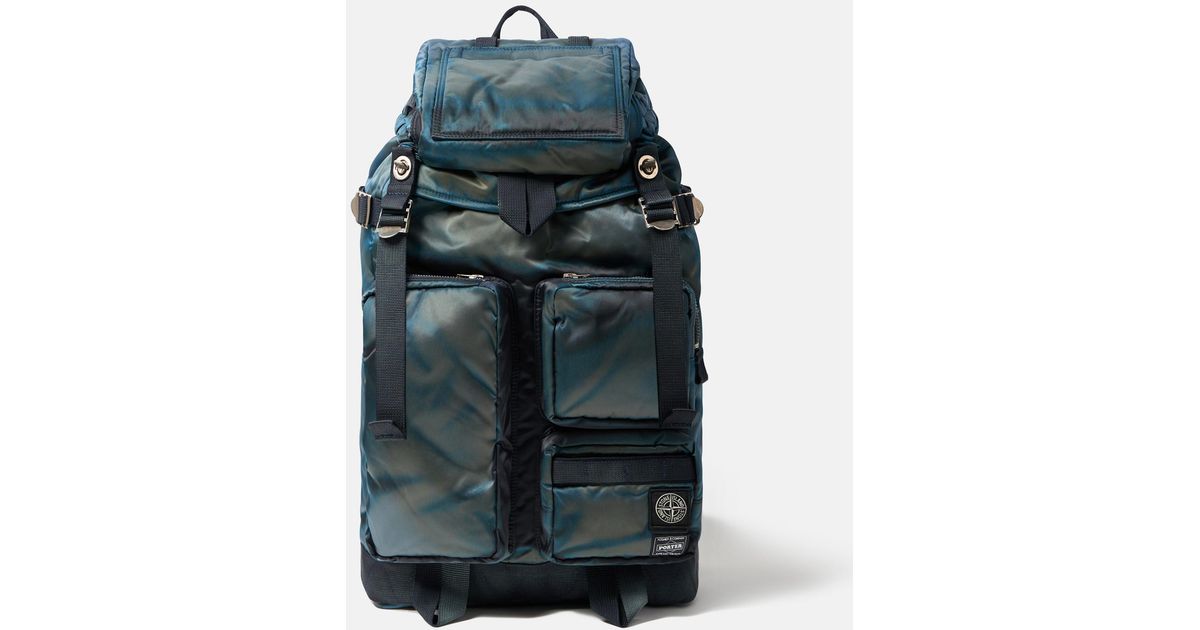 Stone Island 9200002 Hand Corrosion On Nylon Twill in Blue for Men | Lyst