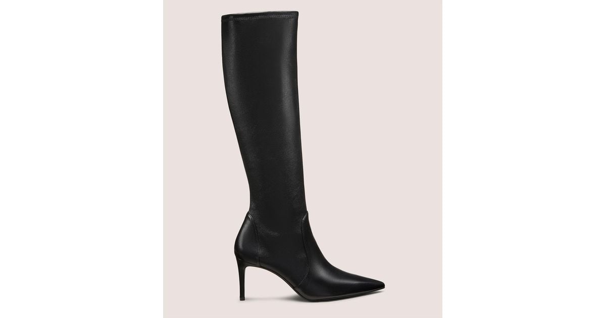 Stuart Weitzman Stuart Power Boot 75 Knee-high in Black | Lyst