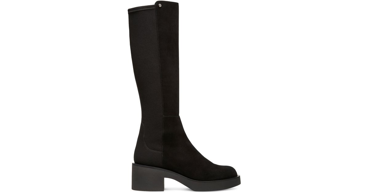 Stuart Weitzman Gotham Knee-high Boot in Black | Lyst