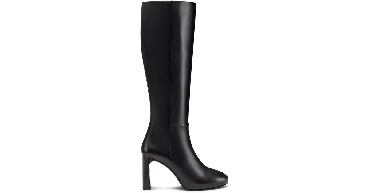 Stuart Weitzman Babette Platform Zip Boot in Black | Lyst UK