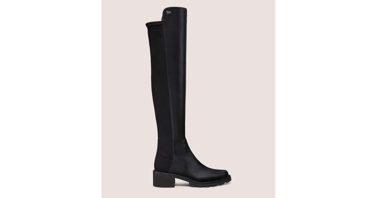 Stuart Weitzman Alina City Boot The Sw Outlet in Black | Lyst