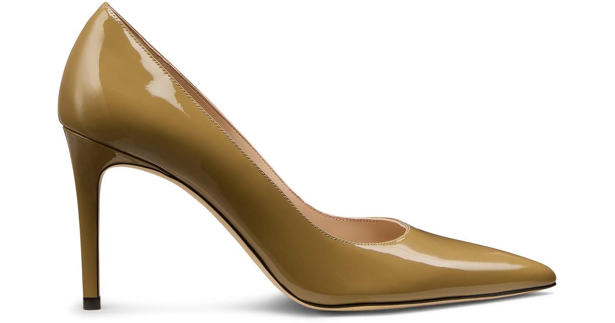 Stuart Weitzman Stuart Power 85 in Metallic | Lyst UK