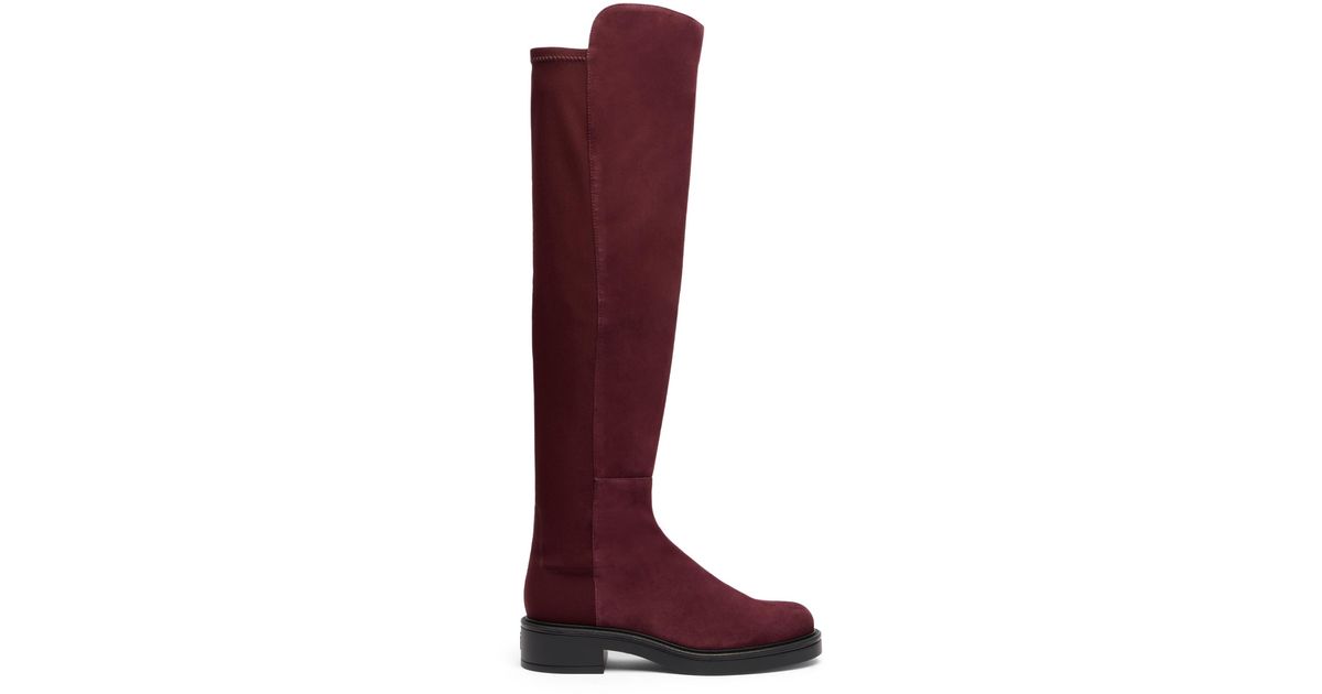 Stuart Weitzman 5050 Celia Boot in Red | Lyst UK