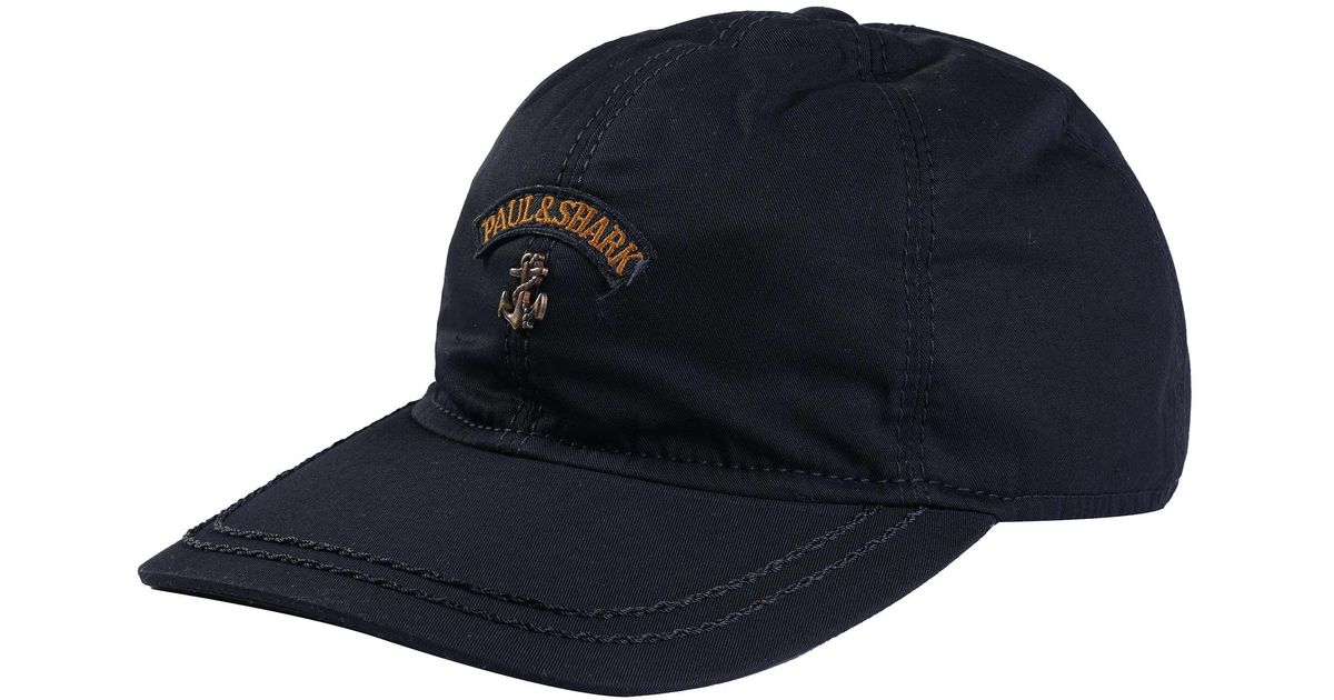 Paul & Shark Anchor Logo Cap in Blue for Men | Lyst UK