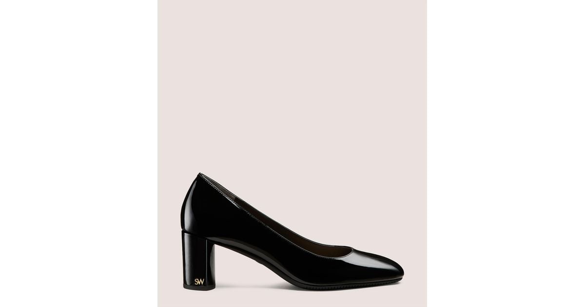Stuart Weitzman Cara 60 Pump in Black | Lyst
