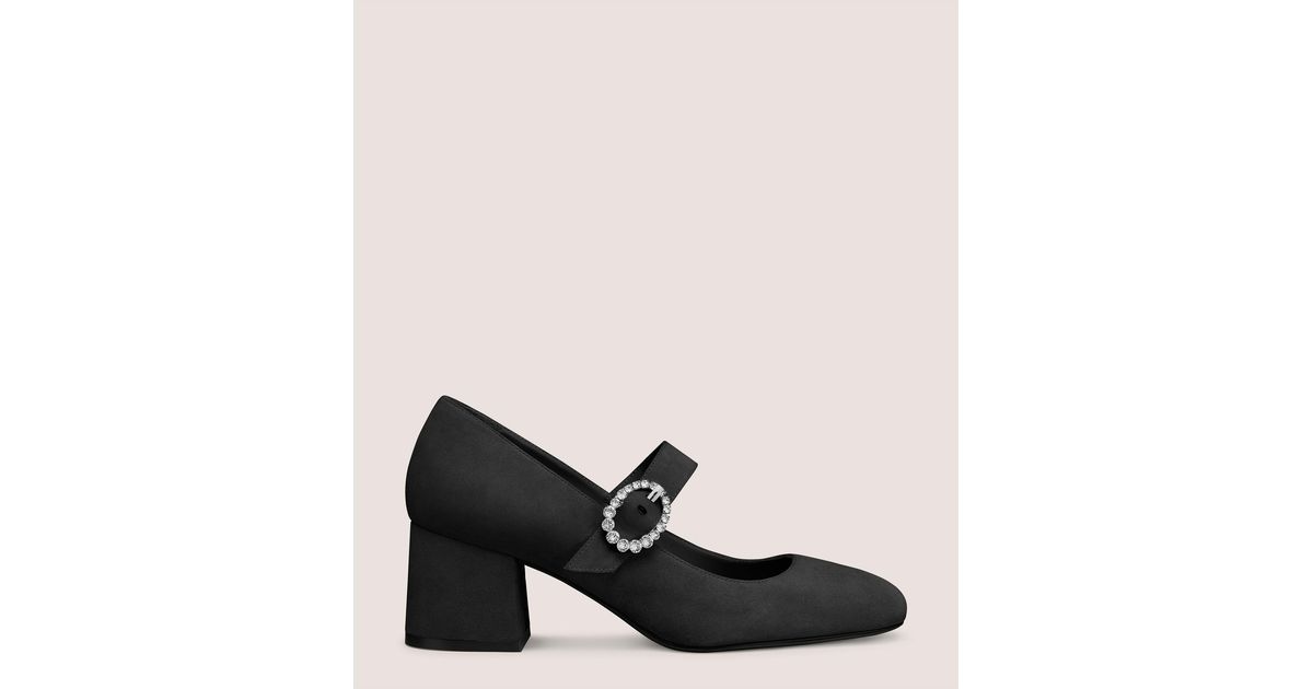 Stuart Weitzman Sloane 60 Mary Jane in Black | Lyst