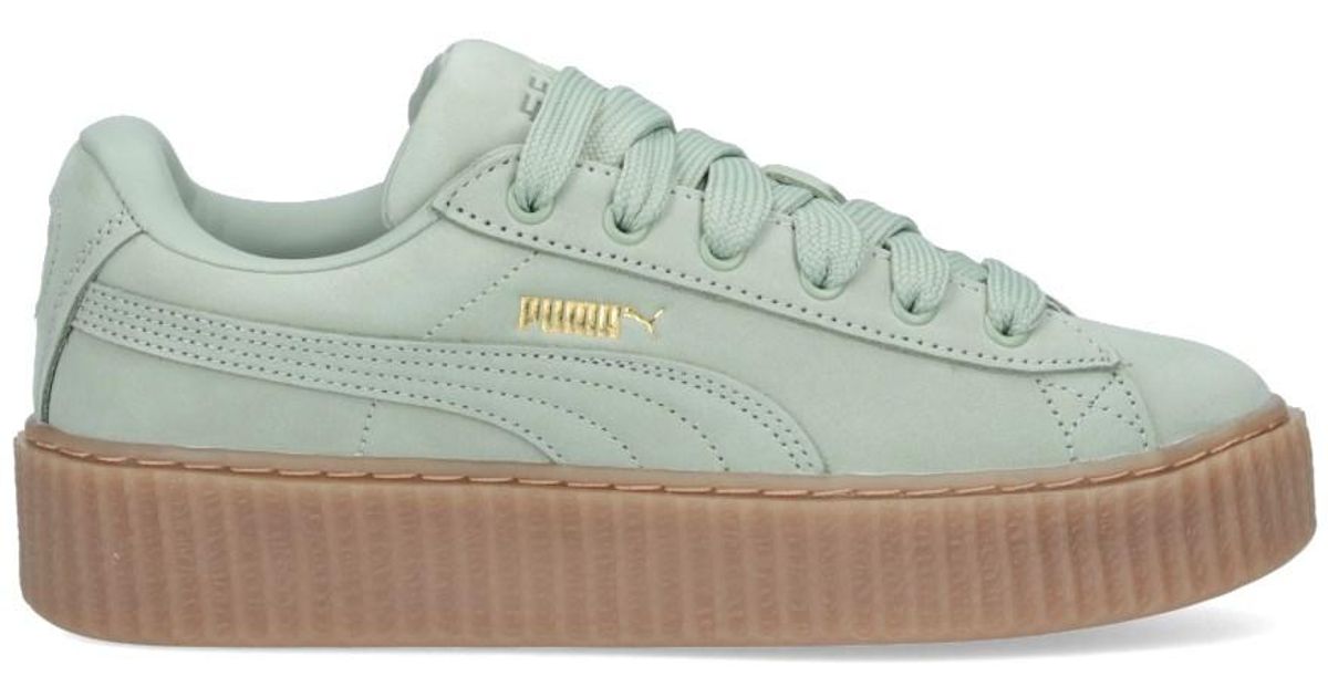 PUMA Fenty X "creeper Phatty Earth Tone" Sneakers in Green | Lyst