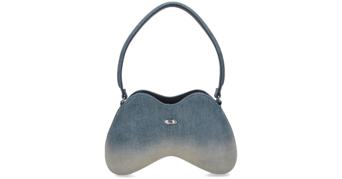 DIESEL 'Double-D' Denim Shoulder Bag in Blue | Lyst