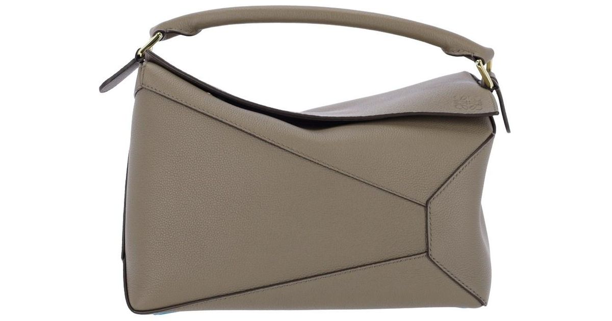 Loewe "Puzzle Edge" Medium Handbag in Gray | Lyst