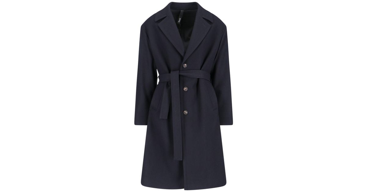Hevò 'ostuni' Midi Coat in Blue for Men | Lyst