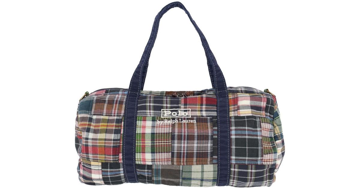 Polo Ralph Lauren Travel Bag Logo in Blue for Men | Lyst UK